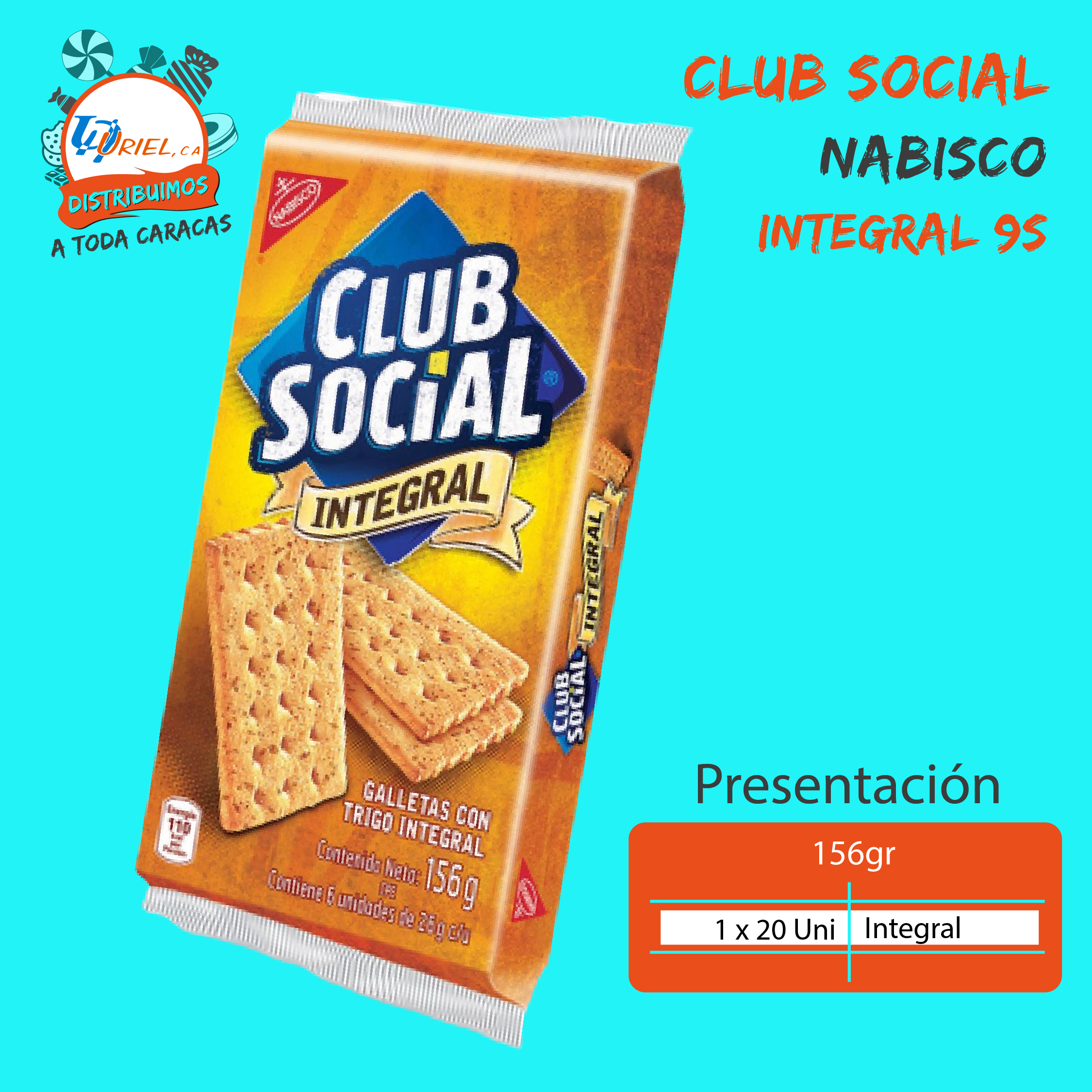 Galletas Club Social original e Integral - Distribuidora Uriel CA