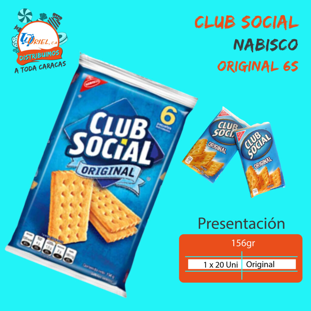 Galletas Club Social original e Integral - Distribuidora Uriel CA