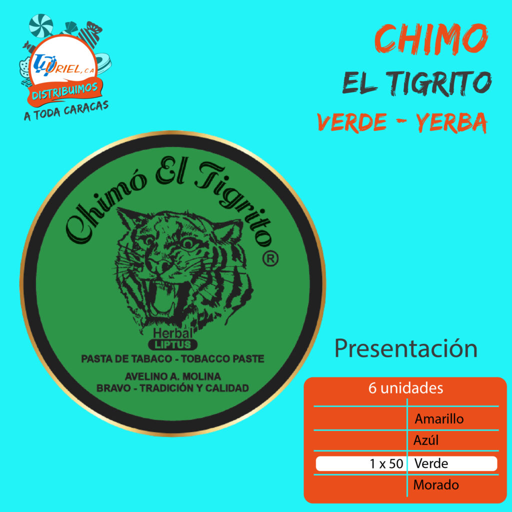 Chimó El Tigrito - Distribuidora Uriel CA Confitería