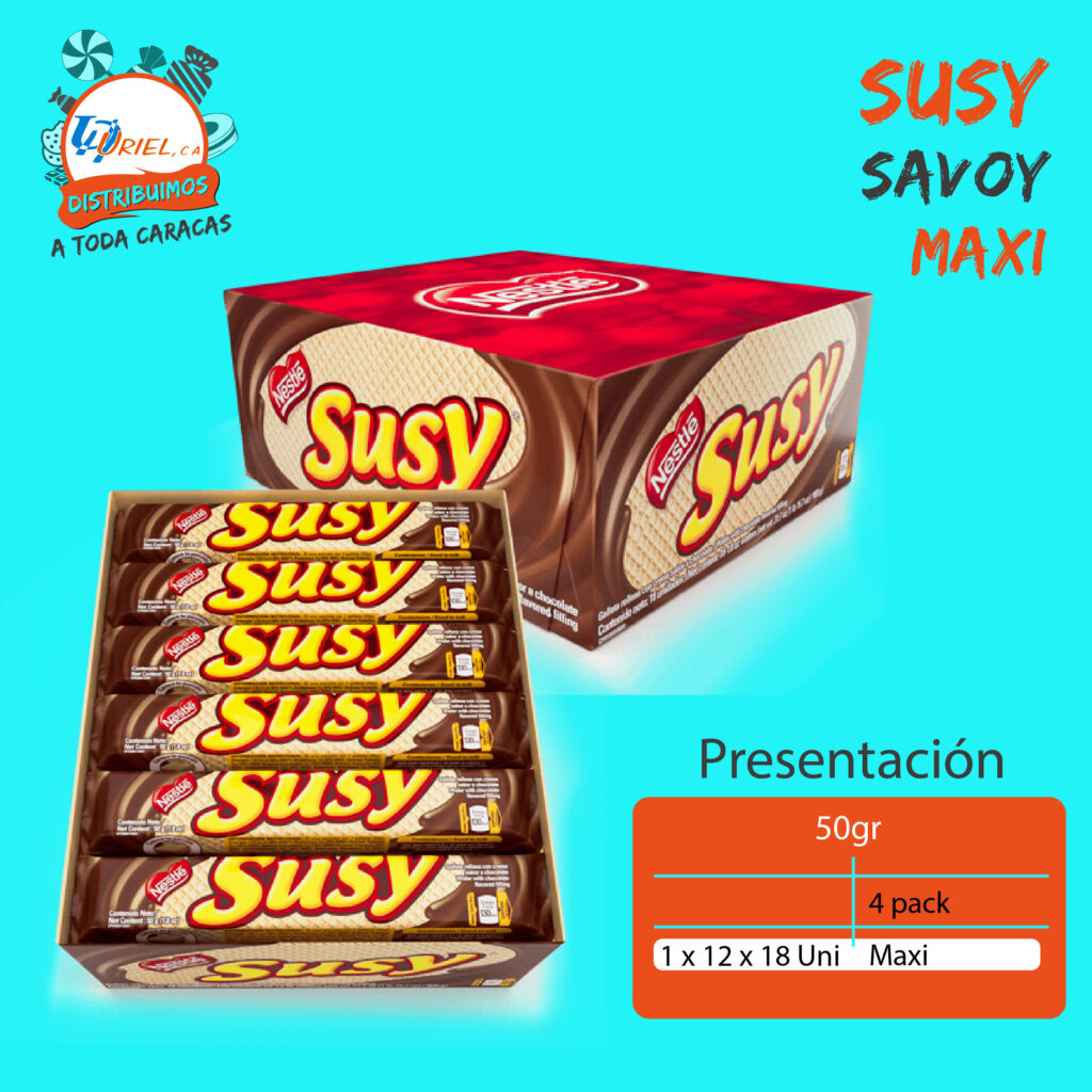Galletas Susy Savoy 50gr - Distribuidora Uriel CA