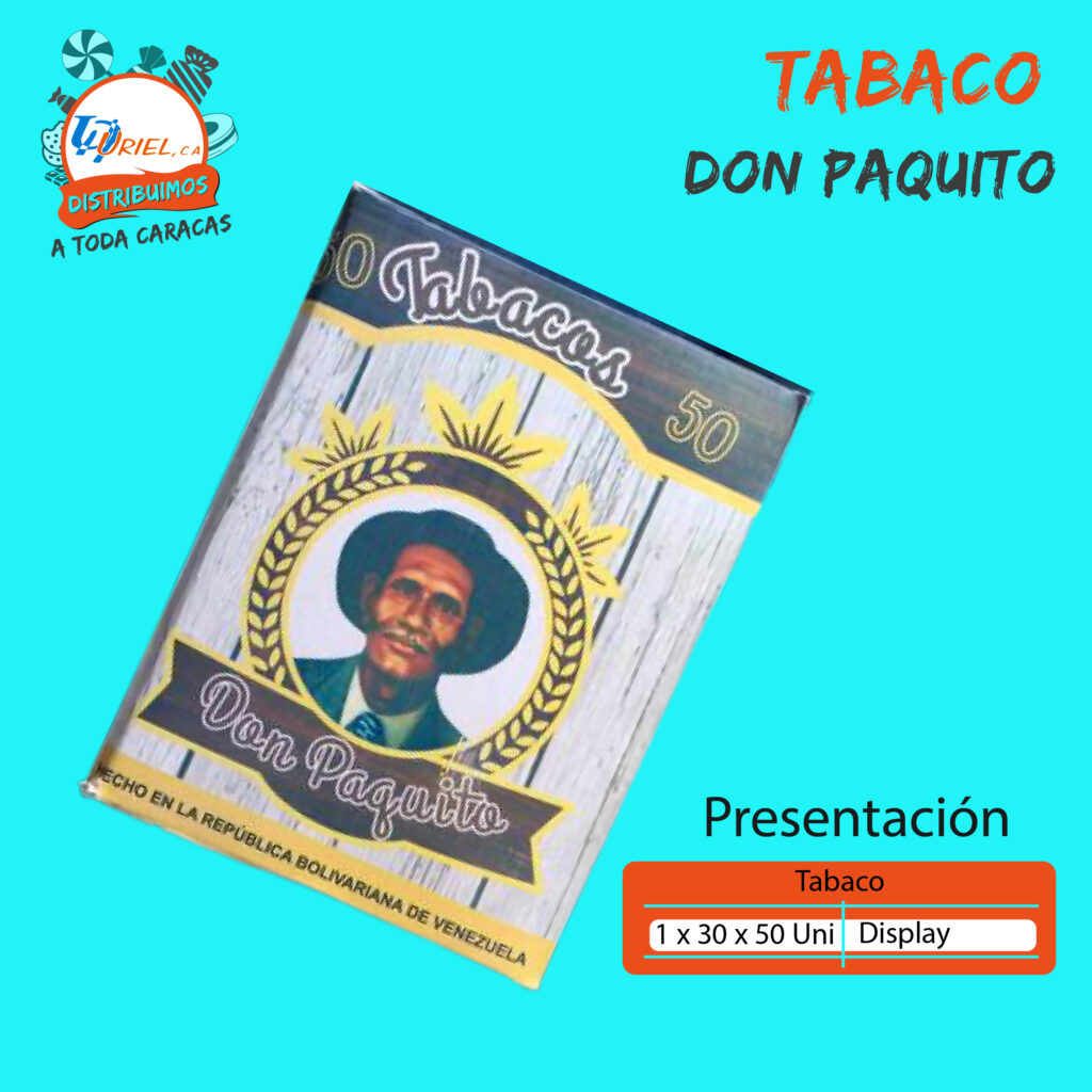 Tabacos Don Paquito - Distribuidora Uriel CA Confitería