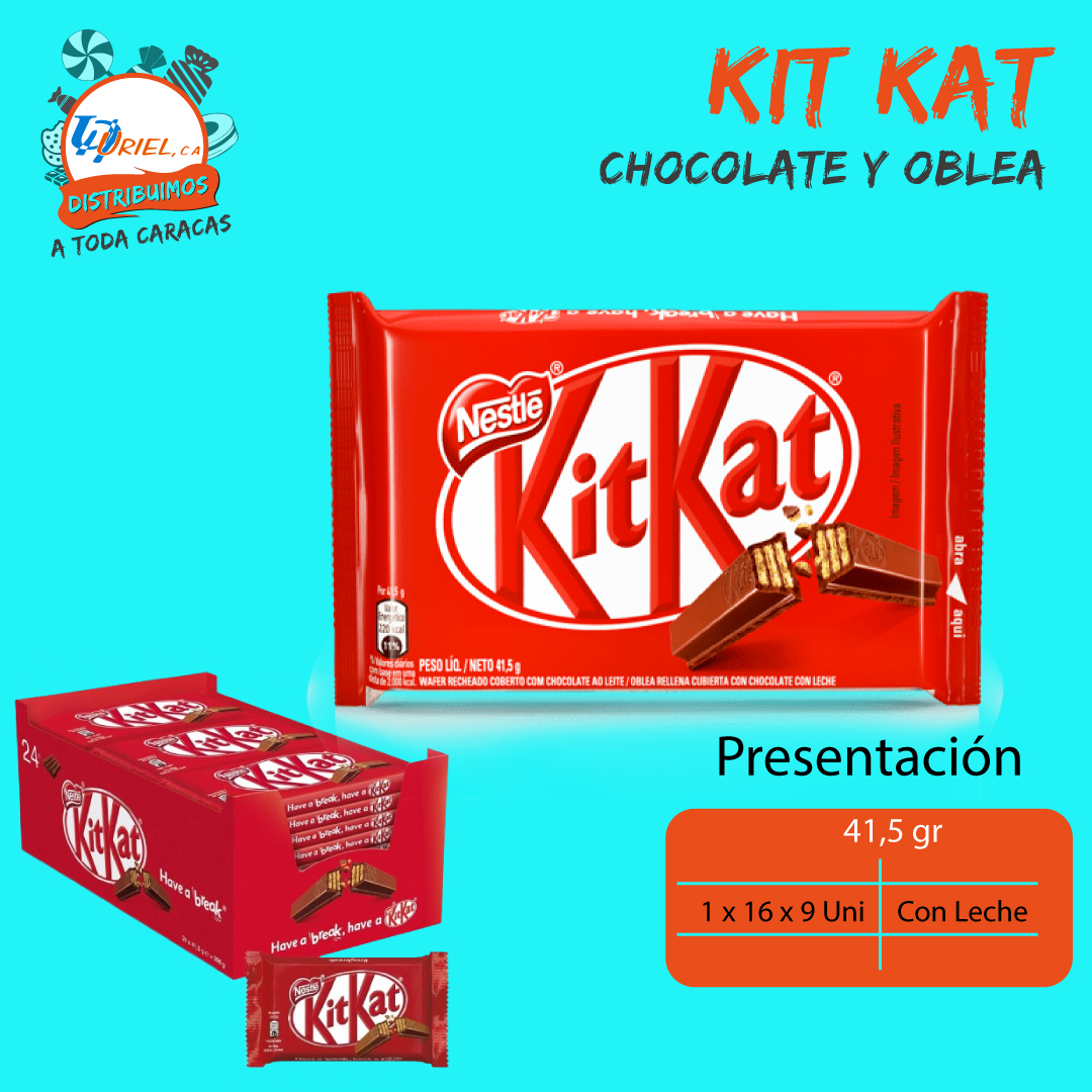 kit Kat Chocolate Y Oblea Nestle - Distribuidora Uriel C.A
