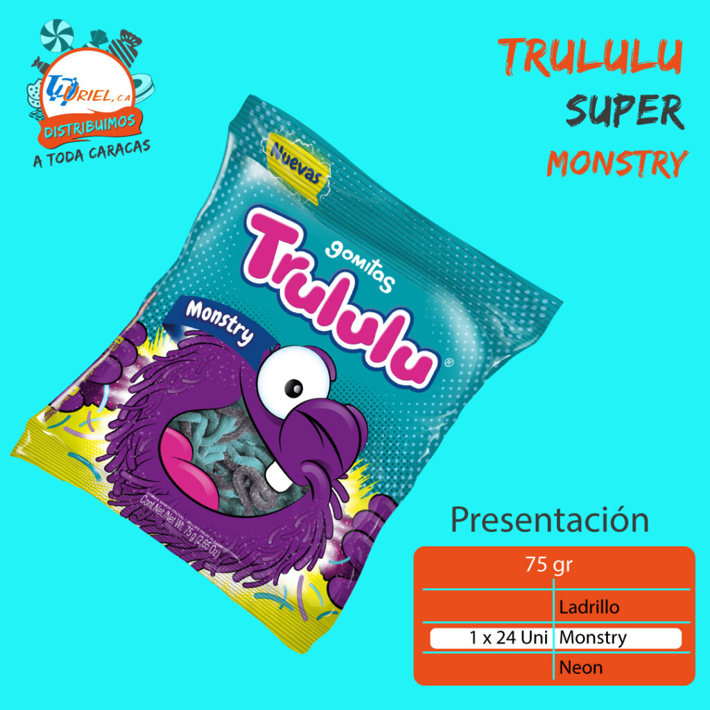 Gomitas Trululu Super 75gr - Distribuidora Uriel CA Confitería