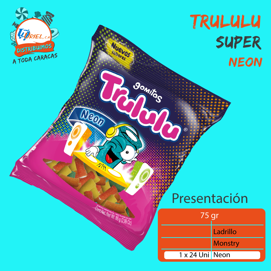 Gomitas Trululu Super 75gr - Distribuidora Uriel CA Confitería