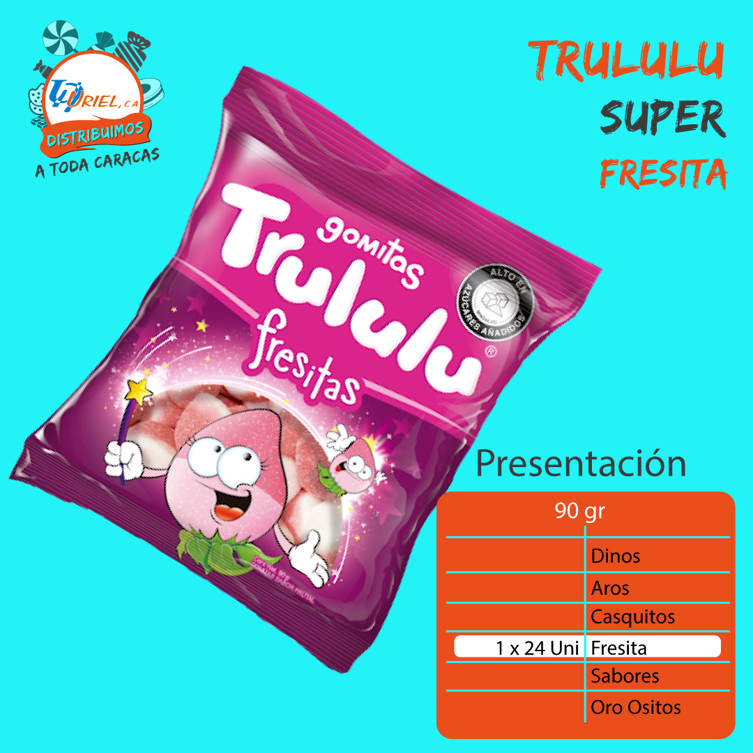 Gomitas Trululu Super 90 gr - Distribuidora Uriel CA Confitería