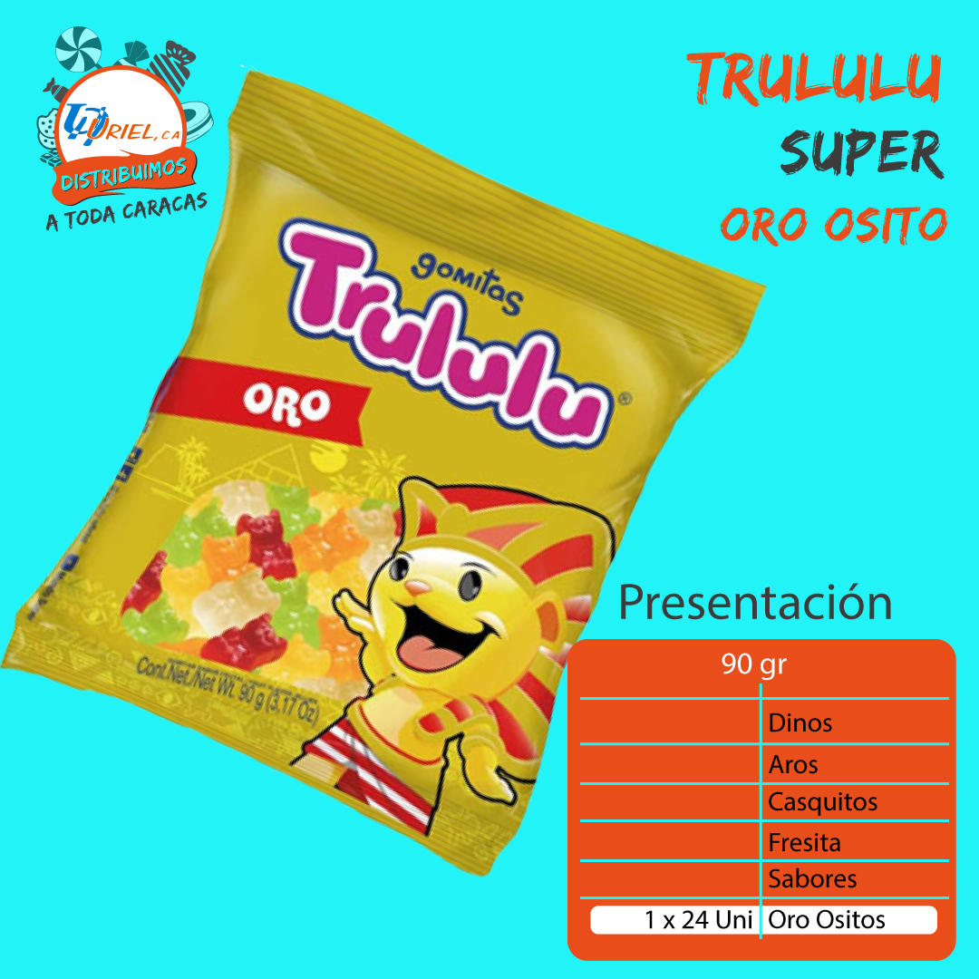 Gomitas Trululu Super 90 gr - Distribuidora Uriel CA Confitería